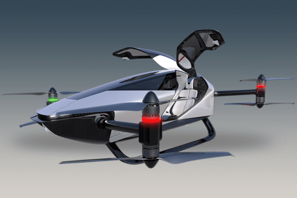 XPENG X2 - a futuristic two-seater eVTOL flying car