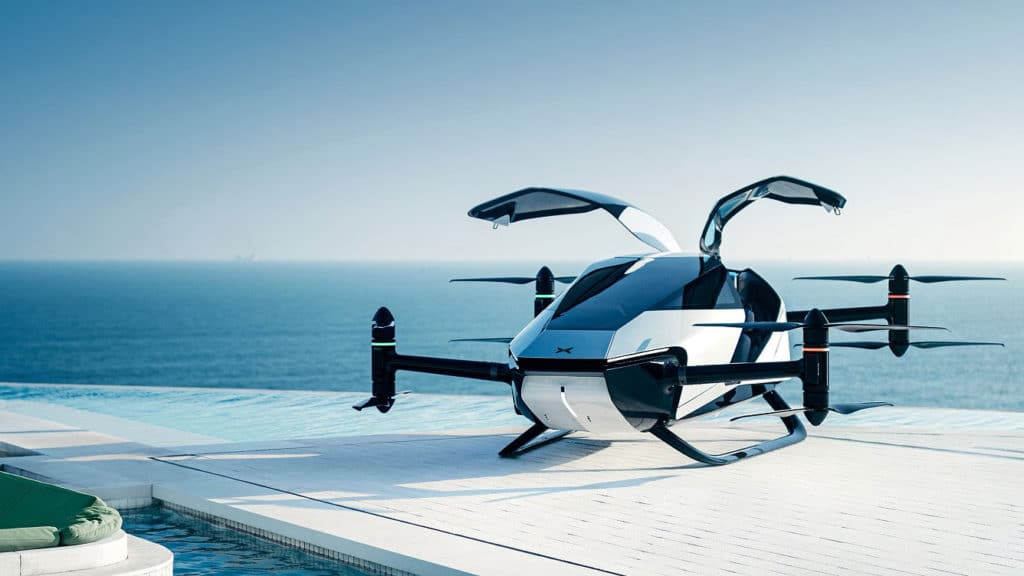 XPENG X2 - a futuristic two-seater eVTOL flying car